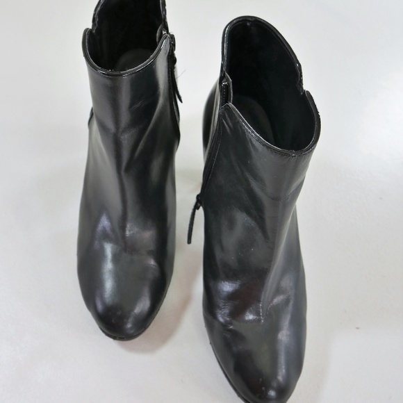 Lauren Ralph Lauren | Shoes | Lauren Womens Marcy Black Leather Ankle ...